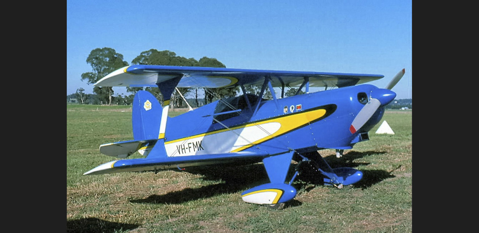 Acro Sport II VH-FMK at Cowra · The Encyclopedia of Aircraft David C. Eyre